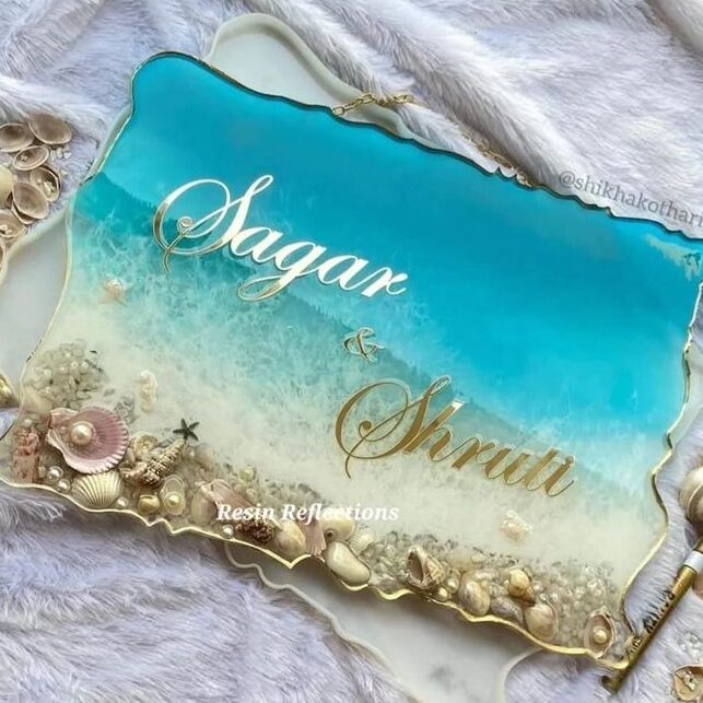 Resin Name Plate Art – Shades Creatives Studio